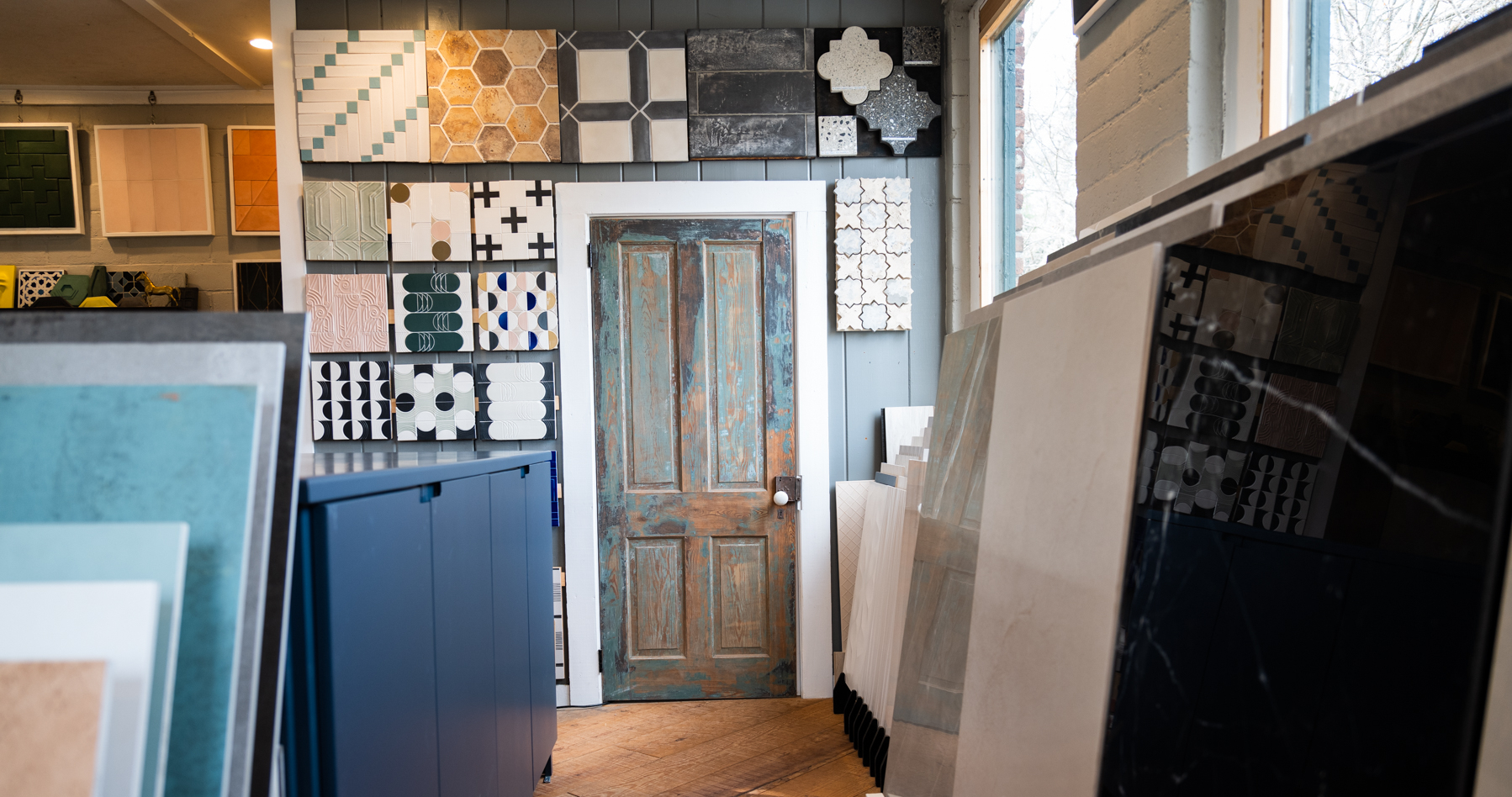 Designer Tile and Stone | Circles & Squares Design